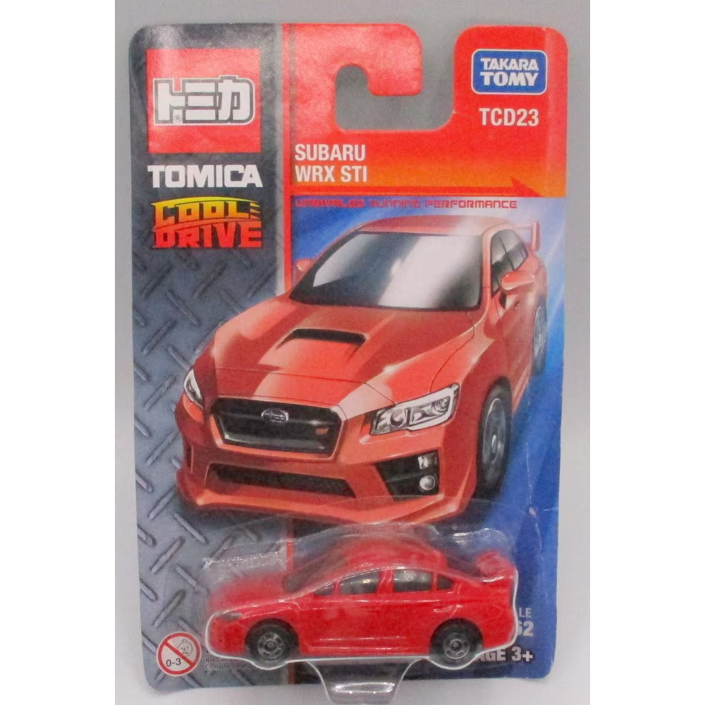 Tomica Cool Drive TCD-23 Subaru WRX STI (Red) (Takara Tomy) | Shopee ...