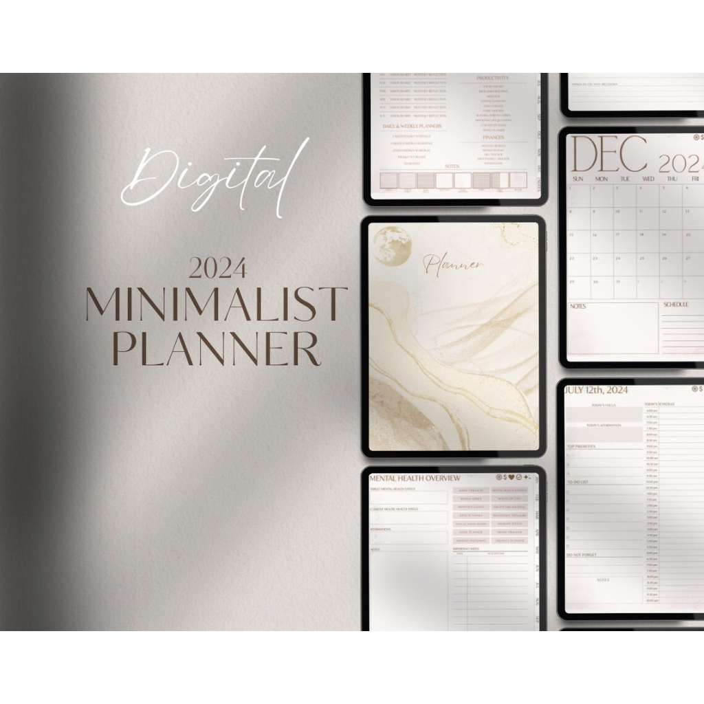 2024 Digital Planner, Digital Planner for iPad & Android, GoodNotes ...