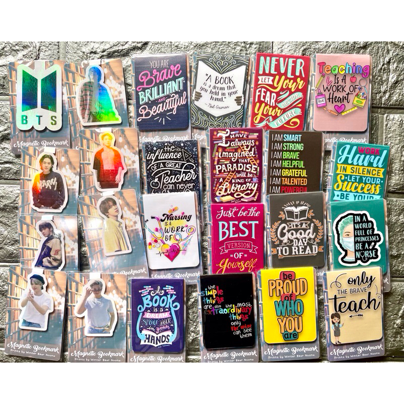 Magnetic Bookmarks-Inspirational Quotes, Reading, Professions (Nurse ...