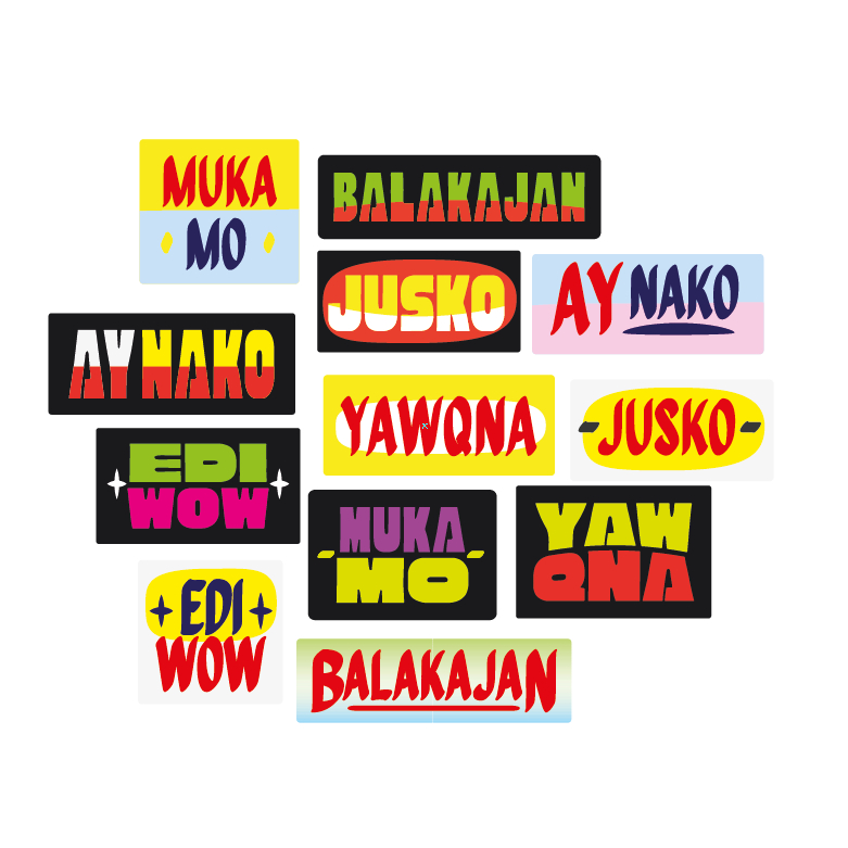 Jeepney signs pinoy expression stickers. Laminated waterproof vinyl ...
