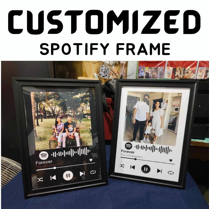 Customized Spotify Frame with Scannable Spotify Code | Shopee Singapore