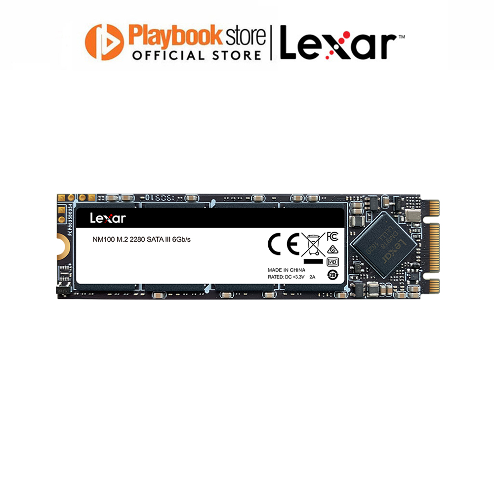 Lexar NM100 128GB/256GB M.2 2280 SATA III (6Gb/s) SSD Solid State Drive ...