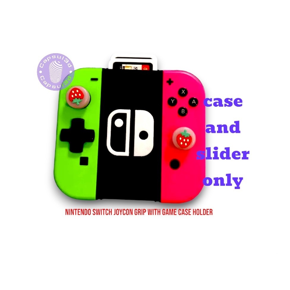 Nintendo Switch Joycon Grip With Game Case Holder (GRIP/CASE HOLDER ...