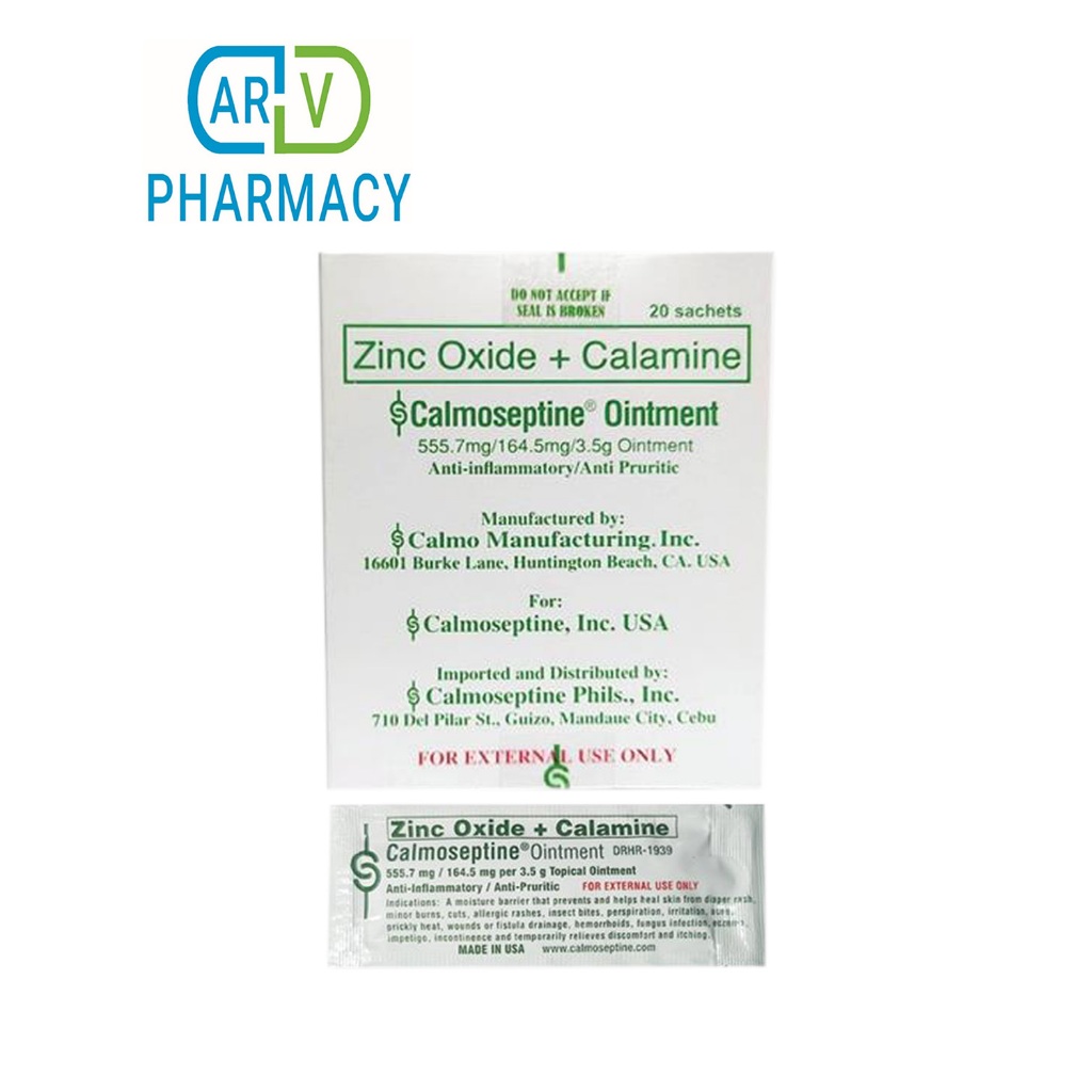 CALMOSEPTINE ointment sachet (sold per sachet) | Shopee Singapore