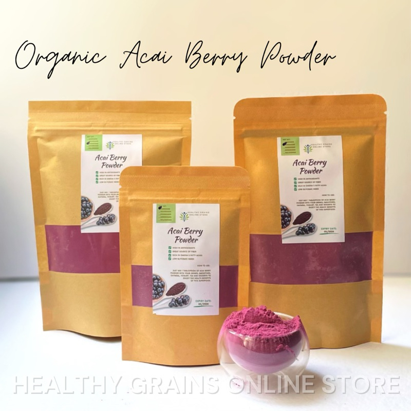 Organic Acai Berry Powder (Pure and No Sugar) | Shopee Singapore
