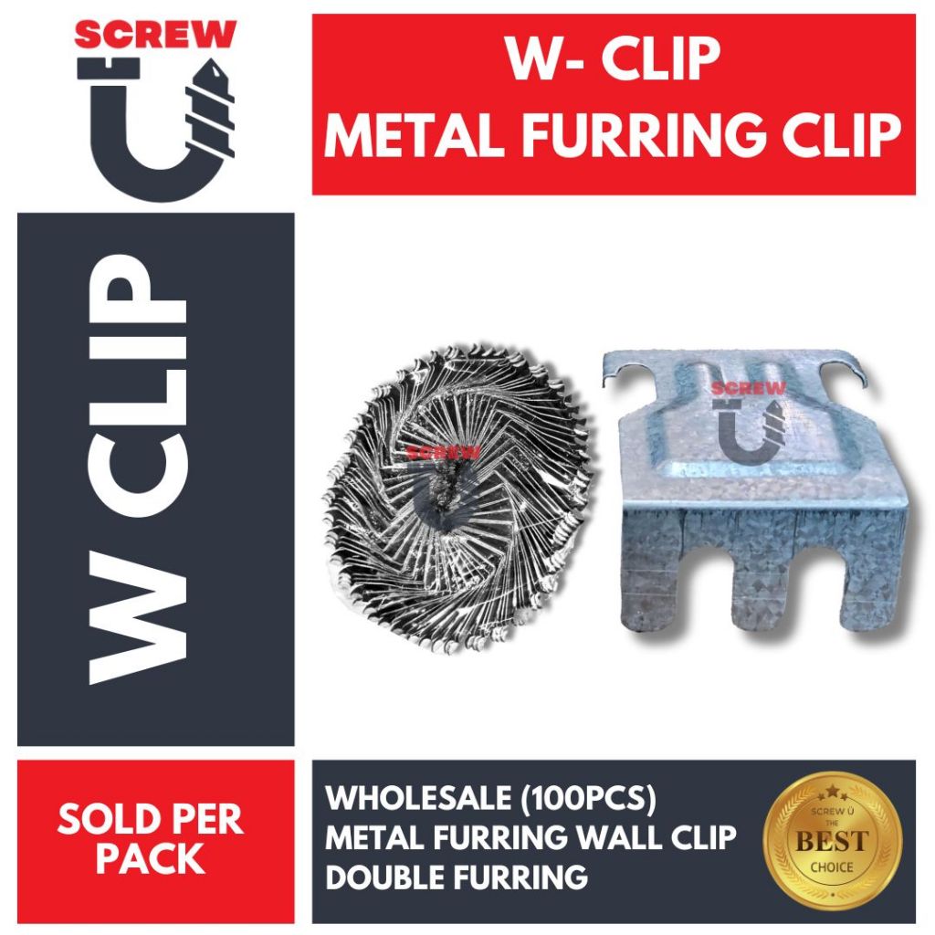 W CLIP | METAL FURRING CLIP | W-CLIP | WCLIP FOR METAL FURRING WALL ...