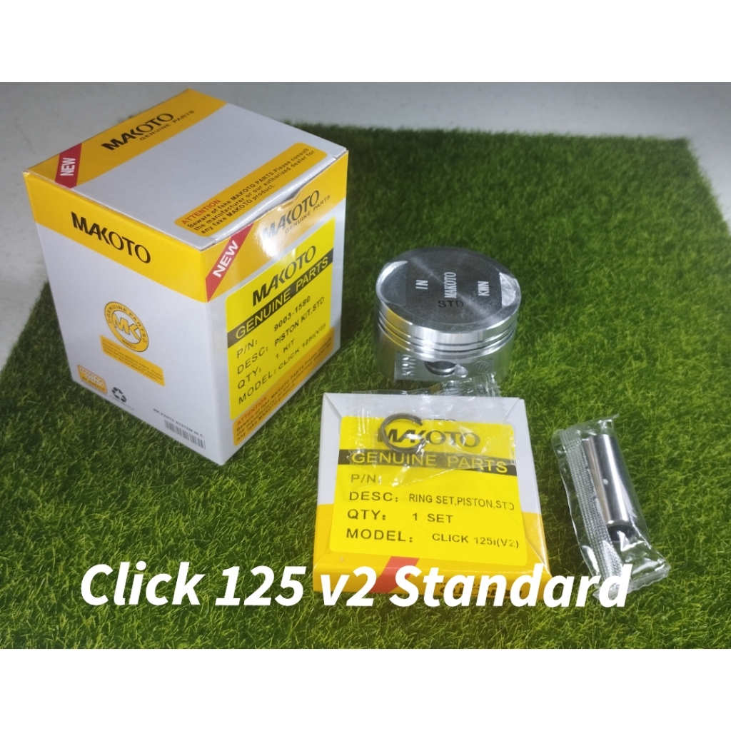 Click 125 i V2 Standard Size Piston Kit Makoto Japan Standard ...