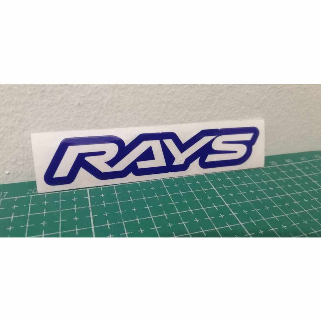 RAYS sticker TE37 Rays Vinyl sticker (SMALL) | Shopee Singapore