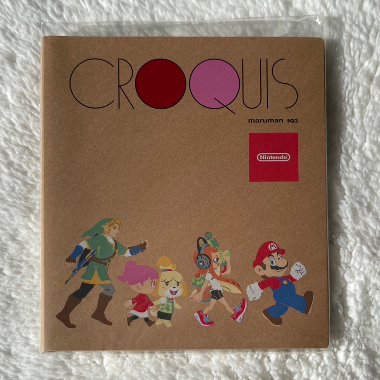 Nintendo Characters Croquis Sketch Book Exclusive Design New From Japan ...