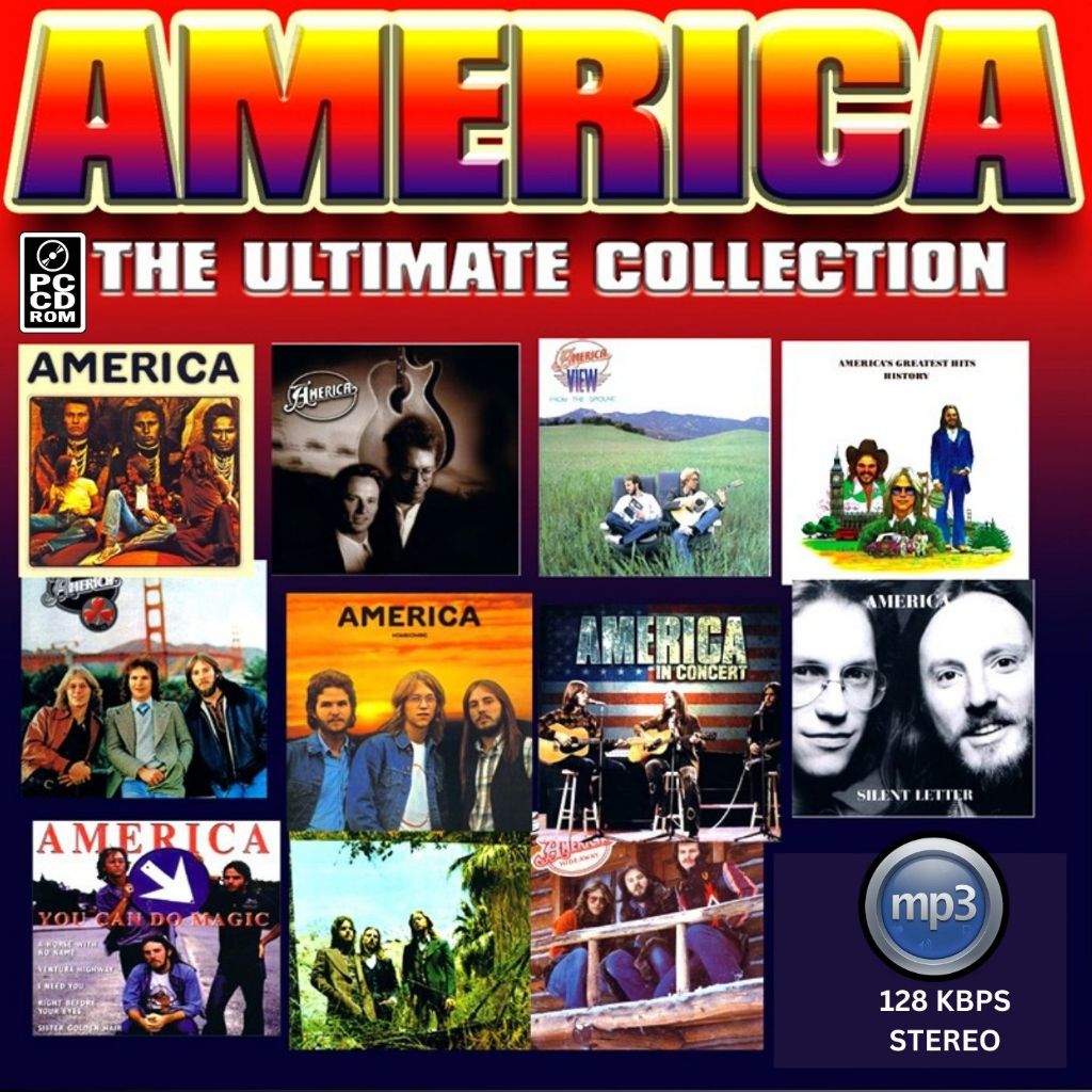 AMERICA MP3 music CD for PCCDROM and compatibles (not playable to ...