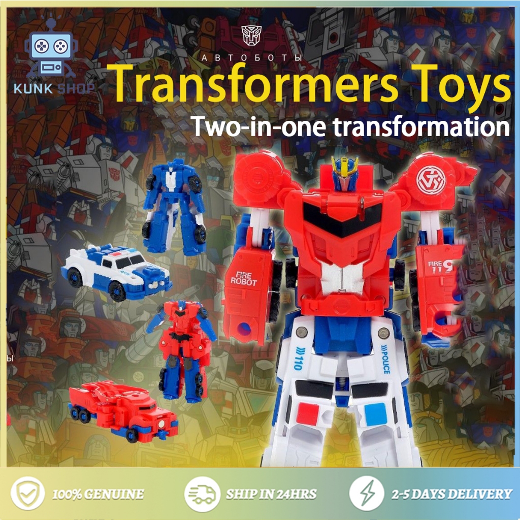 Transformers Toys 2 in 1 Deformation Voltron Collision Combination Cool ...