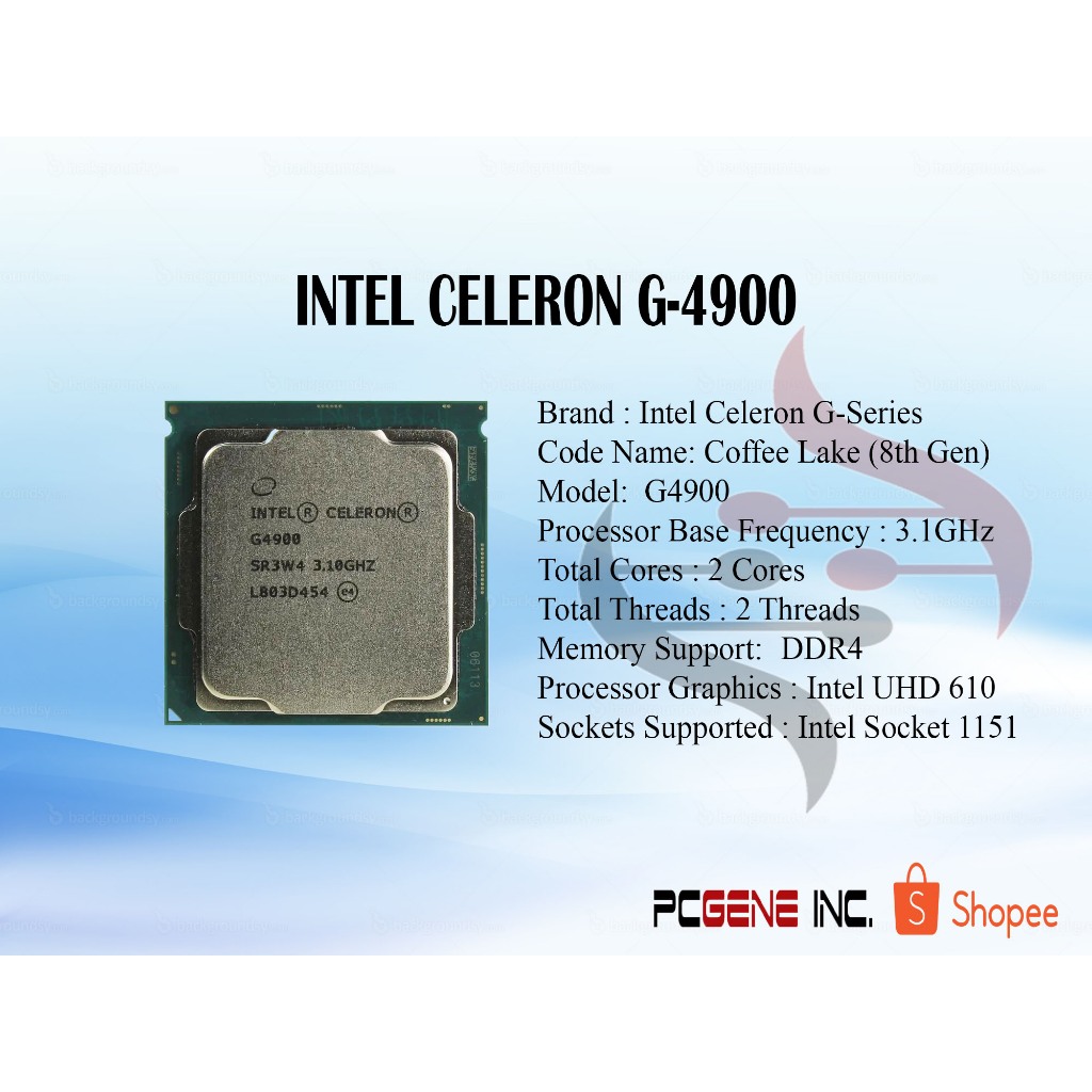 Desktop Processor Intel G-Series (8th Gen) | Shopee Singapore