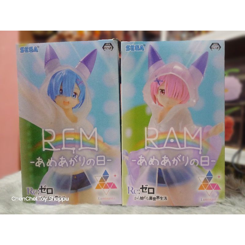 Rem and Ram- Luminasta Figure Day After the Rain Ver. Re:Zero Starting ...