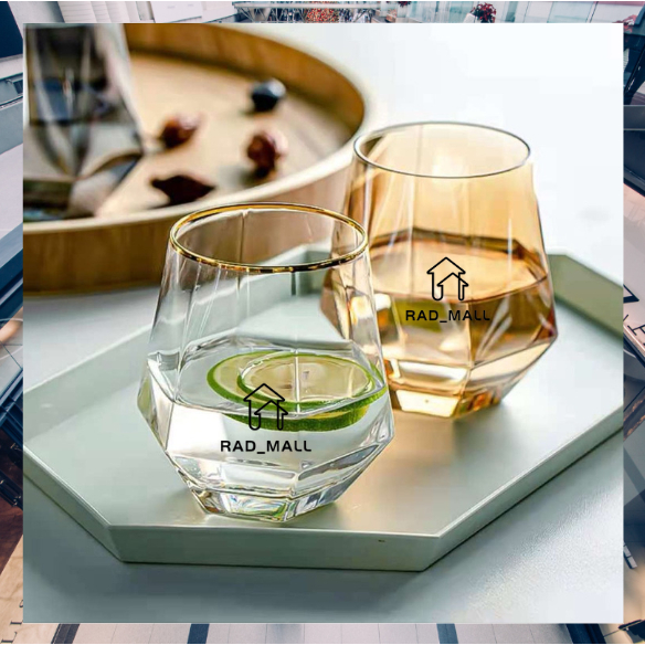 RADMALL [6PCS] High Quality Drinking Glass Milk Cup Series Wine Glass ...