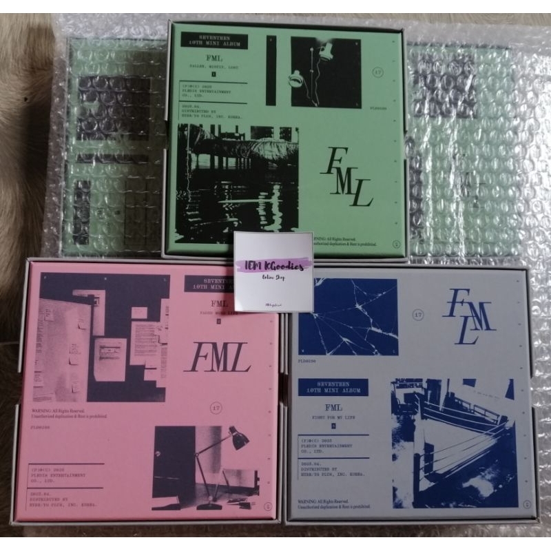 SEVENTEEN SVT FML ALBUM UNSEALED FREE FOLLOW TOUR CONCERT CONFETTI ...