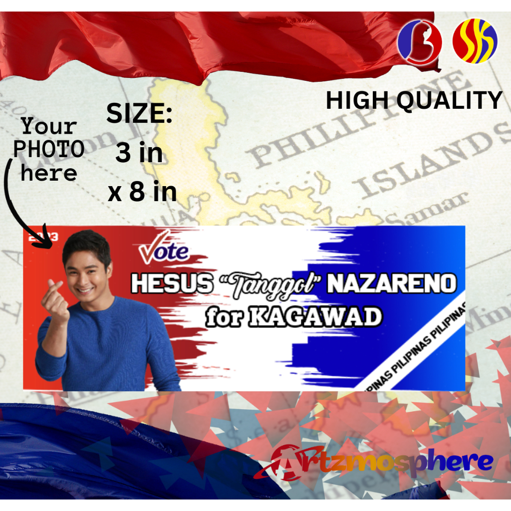 Barangay Elections 2023 BRGY Election Sticker Customizable/Personalized ...