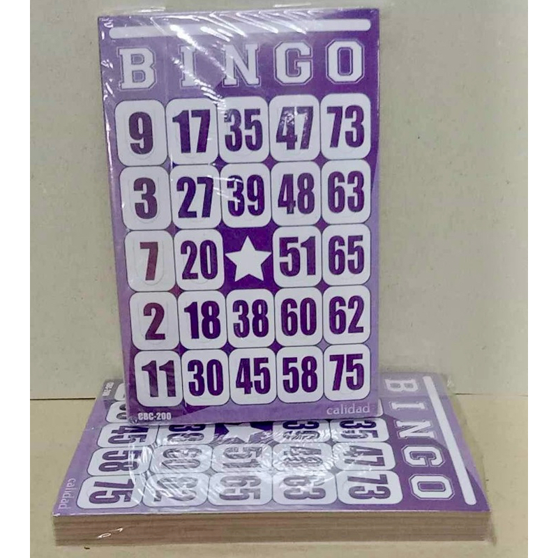 50s bingo cards with die cut/punch | Shopee Singapore