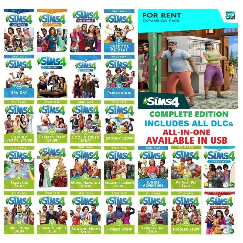 The Sims 4 : Complete Collection (PC) (LATEST) | Shopee Singapore