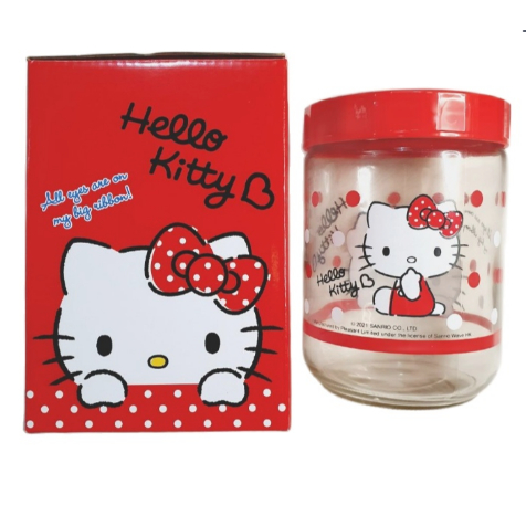 Hello Kitty Glass Food Container 1.2L (Imported) | Shopee Singapore