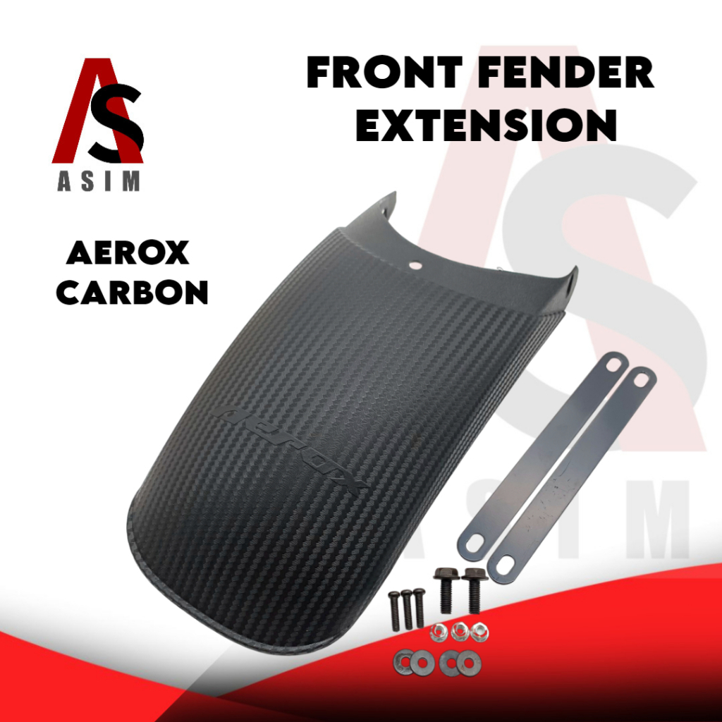ASIM MOTORCYCLE FRONT MUDGUARD FRONT FENDER EXTENSION FOR AEROX V1 V2 ...