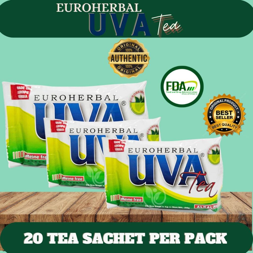 3 Sachet Euroherbal Uva Tea(New packiging) | Shopee Singapore