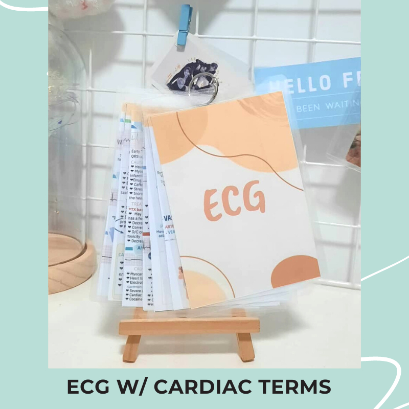 MNotable ECG / EKG Nursing Flashcard (Laminated) | Shopee Singapore