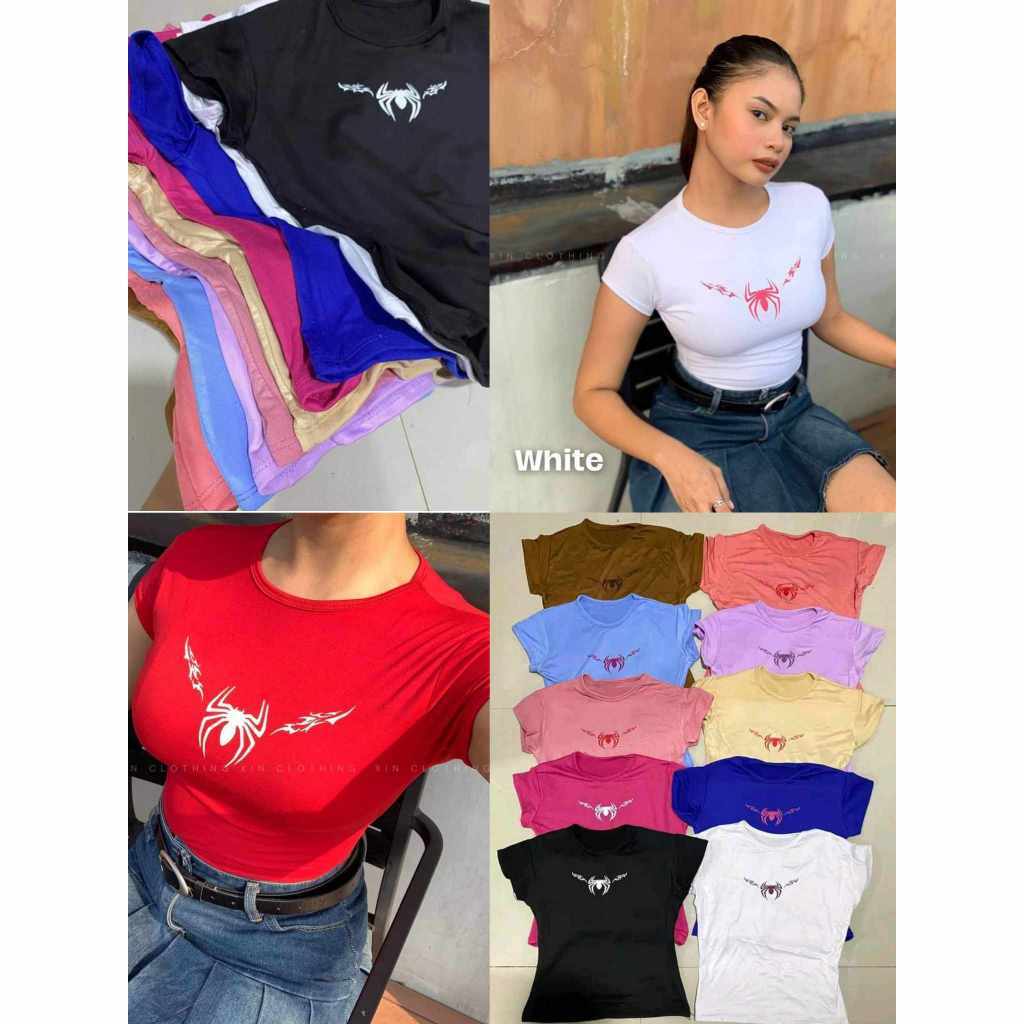 KREME SPIDER Basic Double Lining Full Length Tops | Shopee Singapore