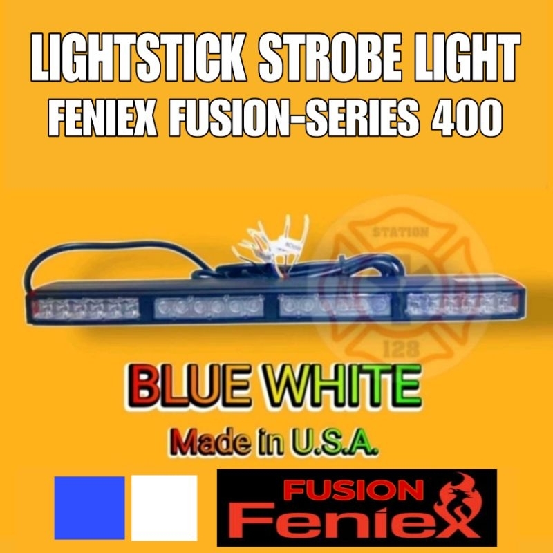 Lightstick LED Strobe Light Feniex Fusion-S Series 400 Blue White ...
