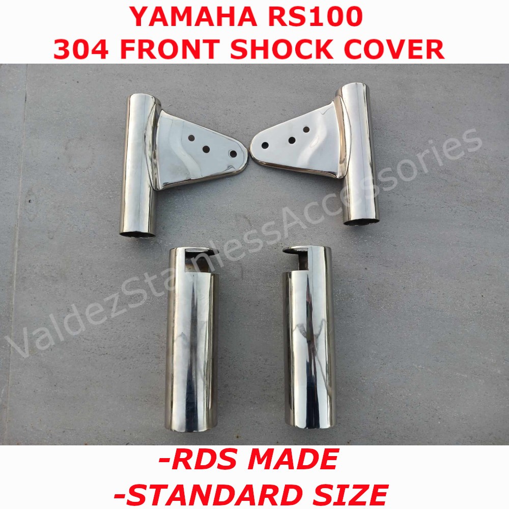 304 RDS STAINLESS FRONT SHOCK COVER YAMAHA RS100 2 STROKE RS 100 ...