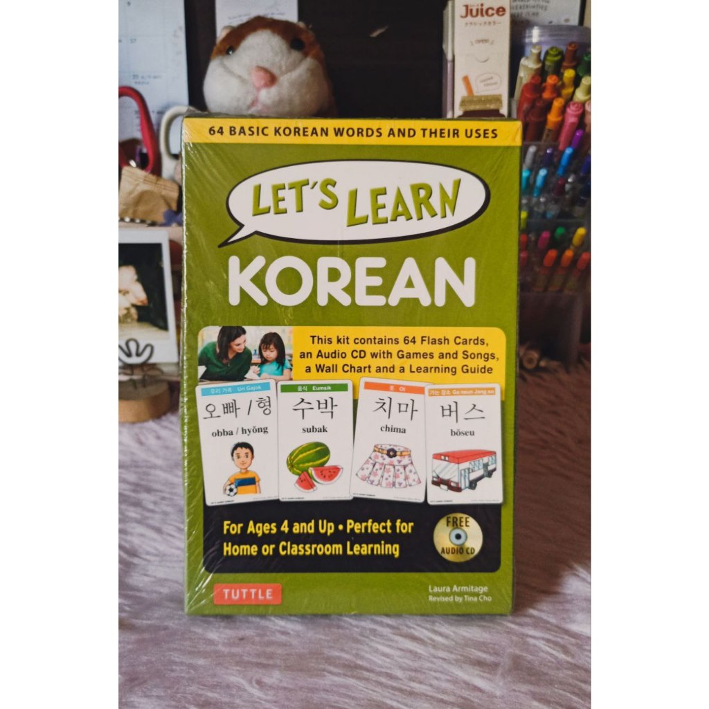 Let's Learn Korean (Flashcards + CD) | Shopee Singapore