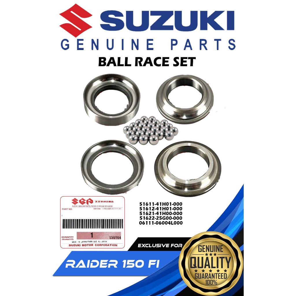 SUZUKI BALL RACE SET FOR RAIDER 150 FI ( SET / KIT ) | Shopee Singapore