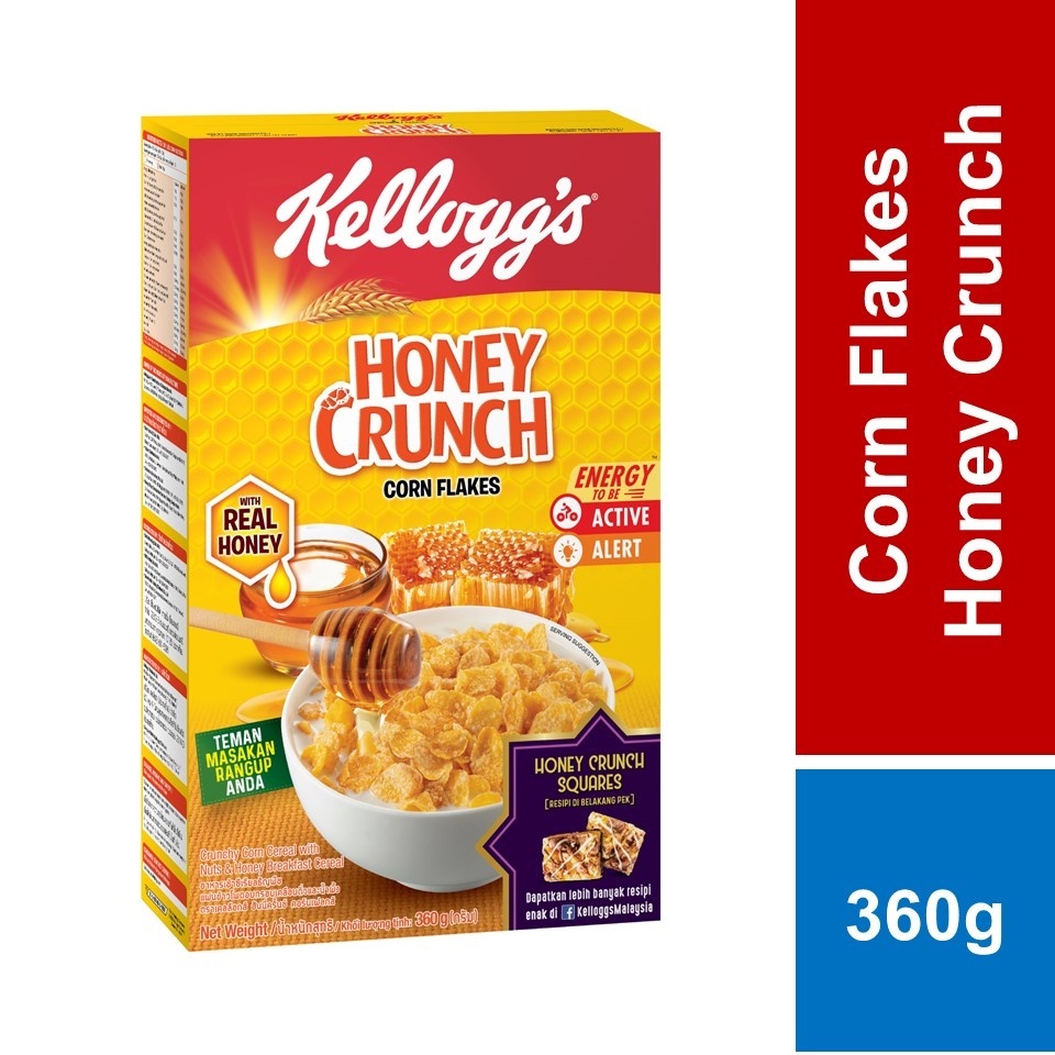 Kellogg's Corn Flakes Honey Crunch (360g) | Shopee Singapore