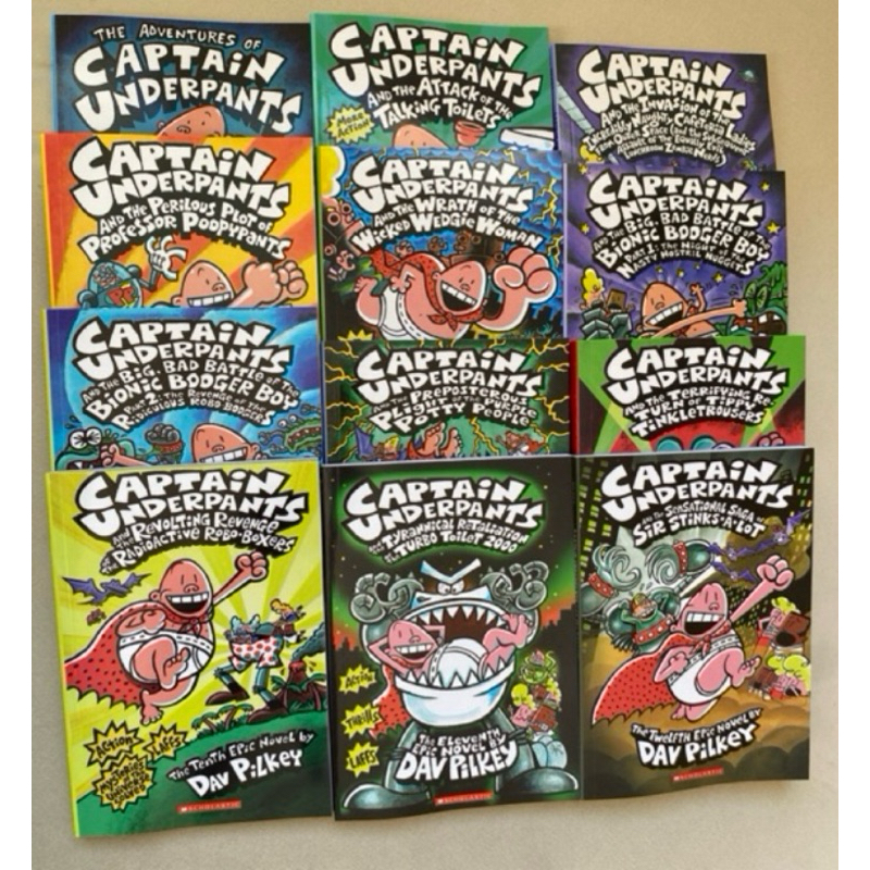 Brand new Captain Underpants Epic Novel Book Series | Shopee Singapore
