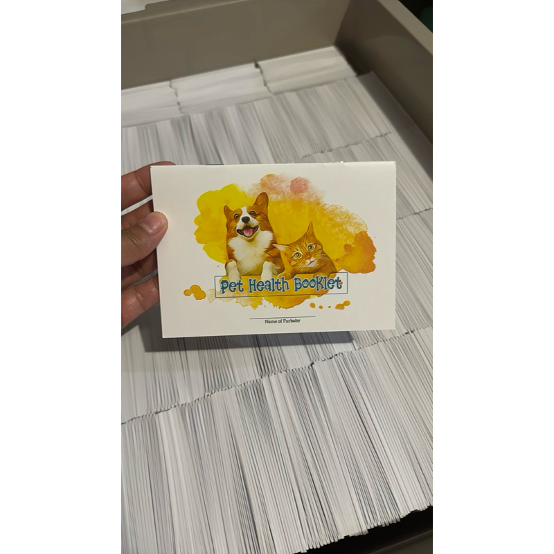 Pet Vaccination Card ( Good Quality & Hard Cover ) | Shopee Singapore