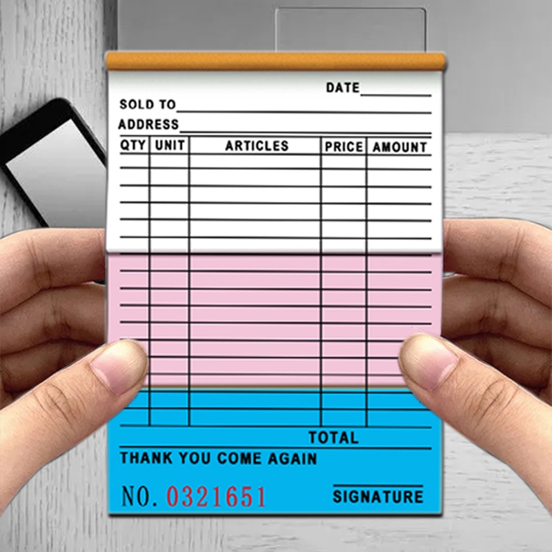 Receipt For Business Delivery Resibo With Carbonized Receipt Paper ...