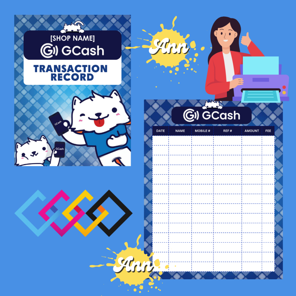 GCash Cash-in Cash-out Rates Signage | Shopee Singapore