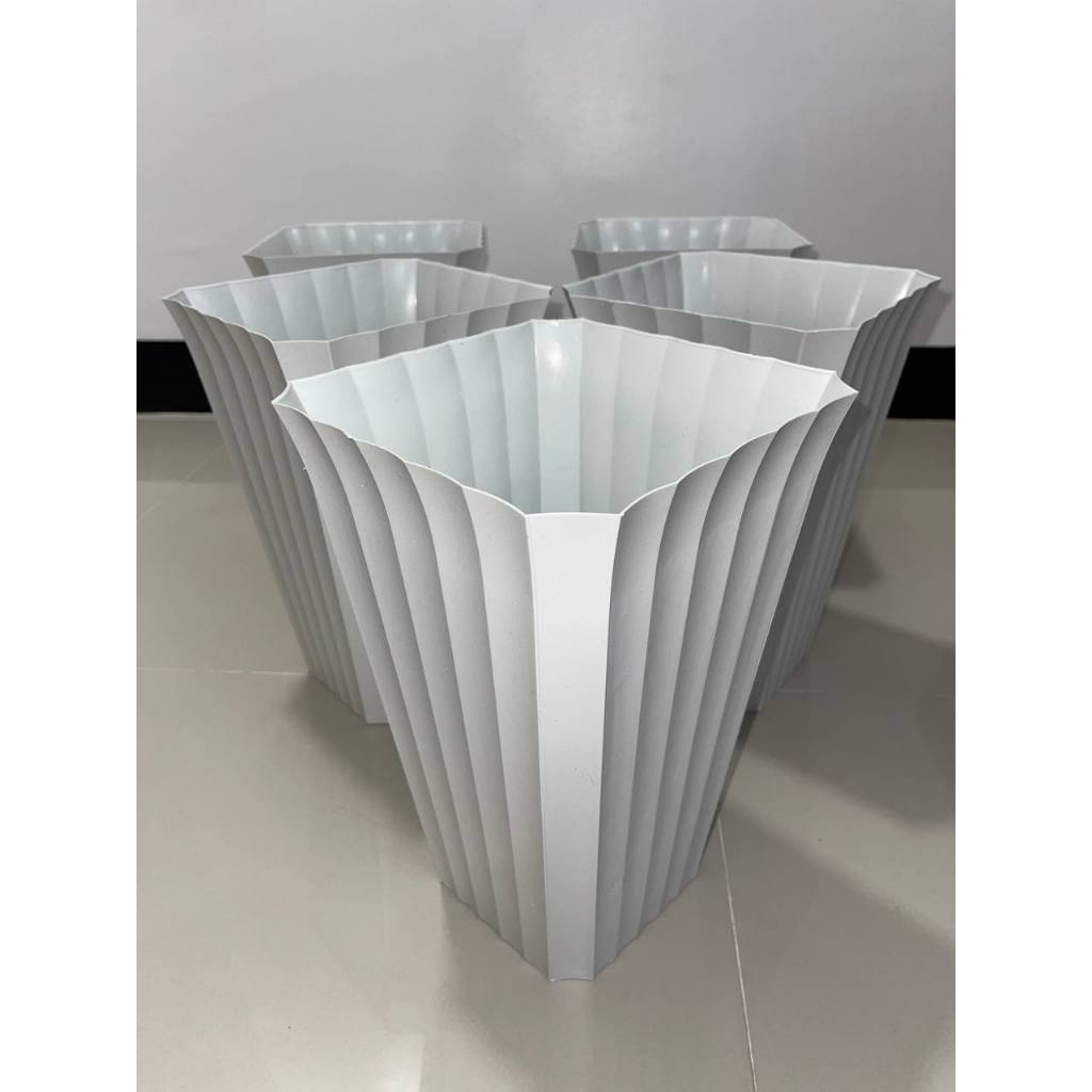 5 pieces BIG & LONG V shape garden pot 7x8" - V1 - flower vase - pots ...