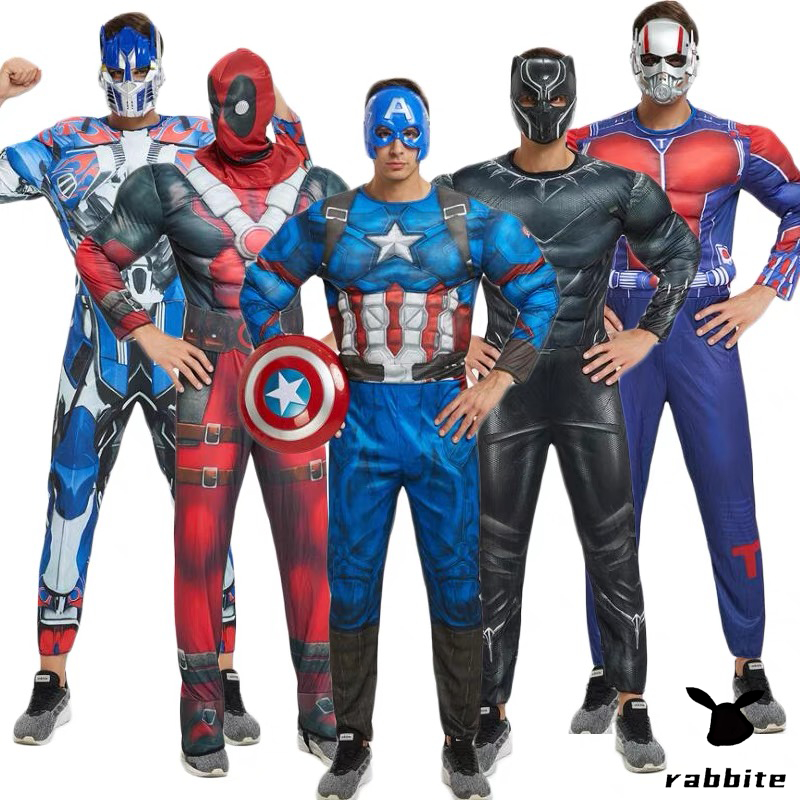 The Avengers Superhero Iron man Captain America Hulk Thanos Costume ...