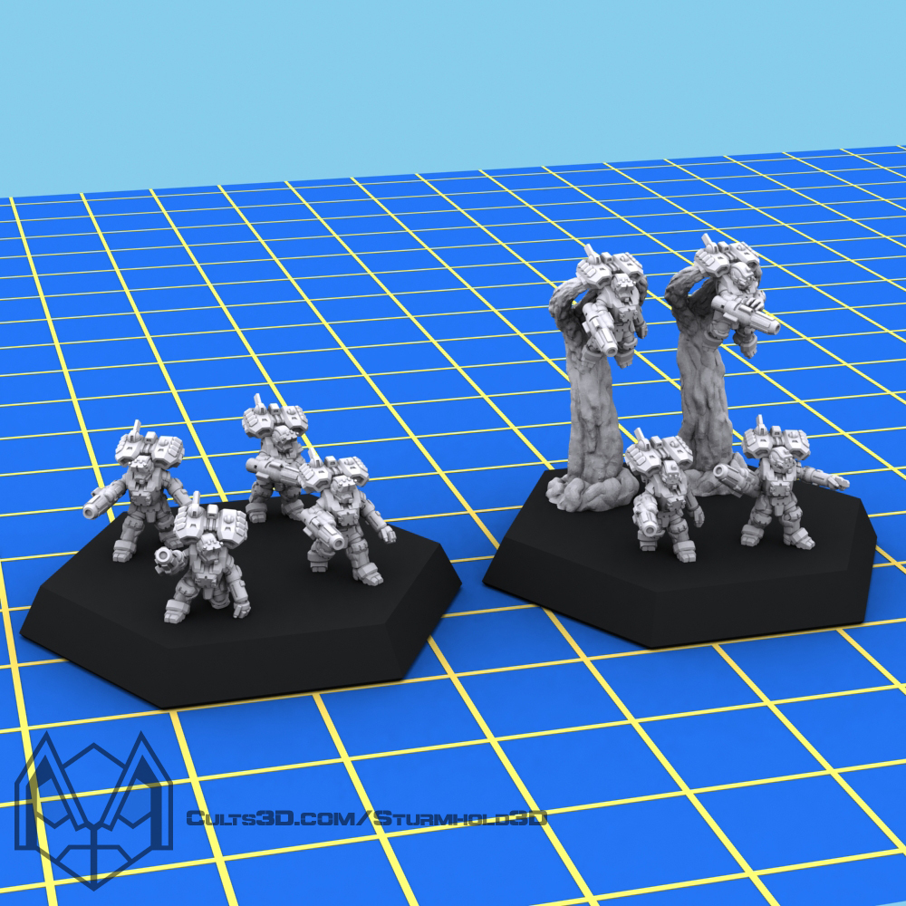 Standardized Battle Armor (6mm/1:285 scale) | Shopee Singapore