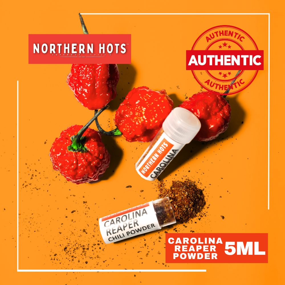 Carolina Reaper Chili Powder 5ml with free seeds | Shopee Singapore