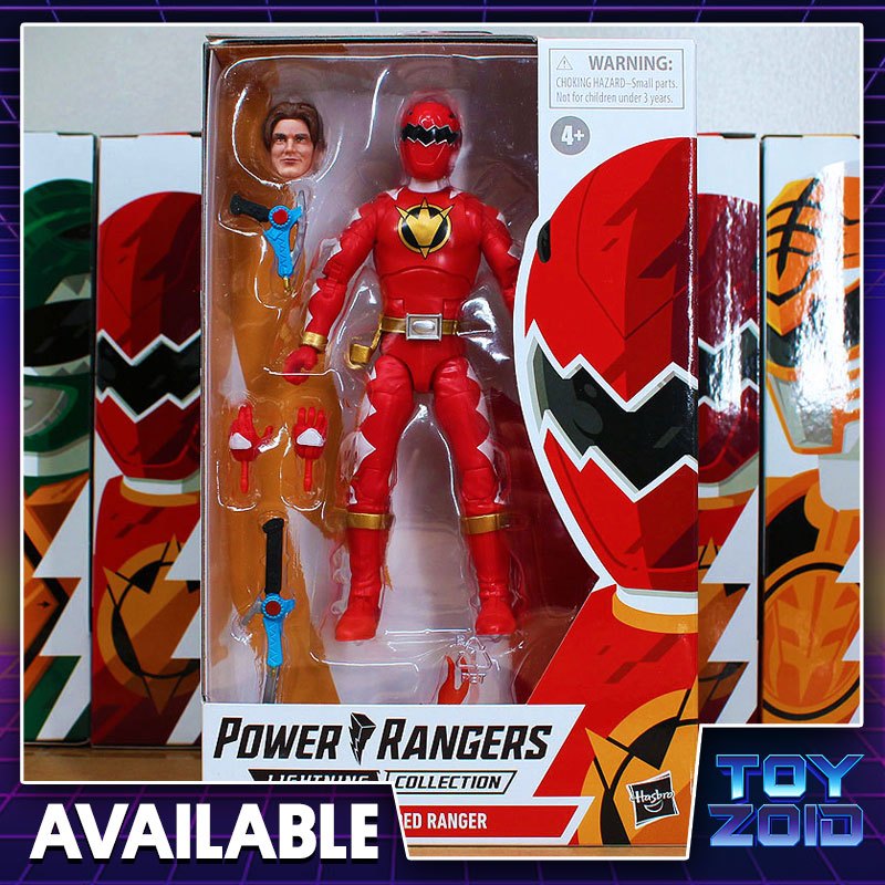 Mighty Morphin Power Rangers Lightning Collection Dino Thunder Red ...