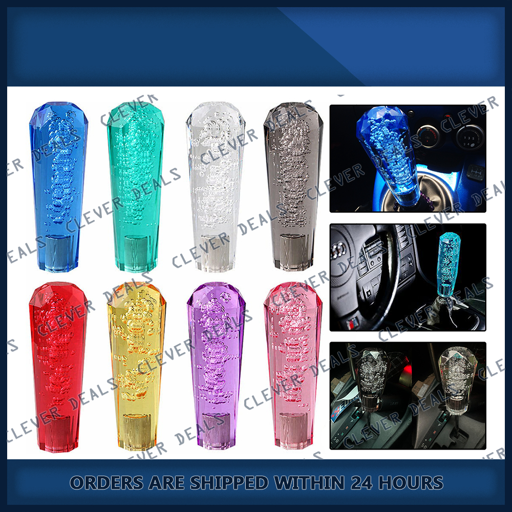 JDM Bubble Shift Knob Acrylic Crystal (Octagon Diamond Head) | Shopee ...