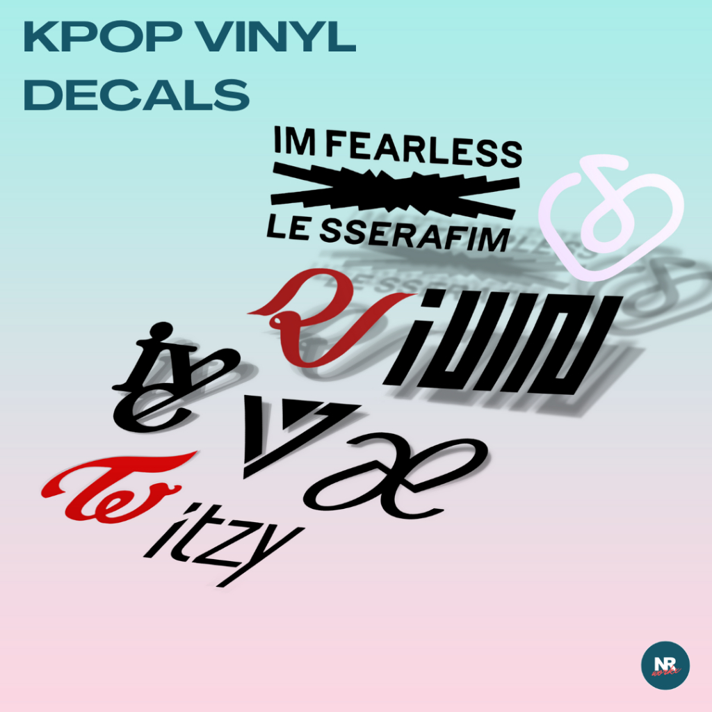 Kpop Logos Vinyl Decal Sticker for Computer, Wall, Car, Window, Tumbler ...