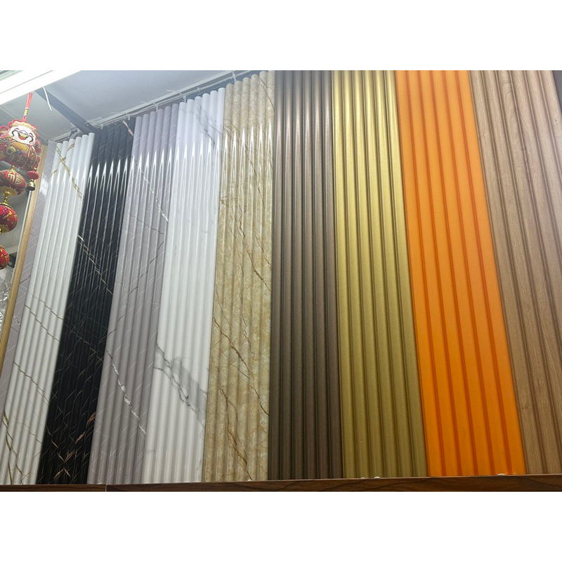 PVC Wall Panels Ceiling Panel PVC Fluted Panels For Living Room Ceiling ...