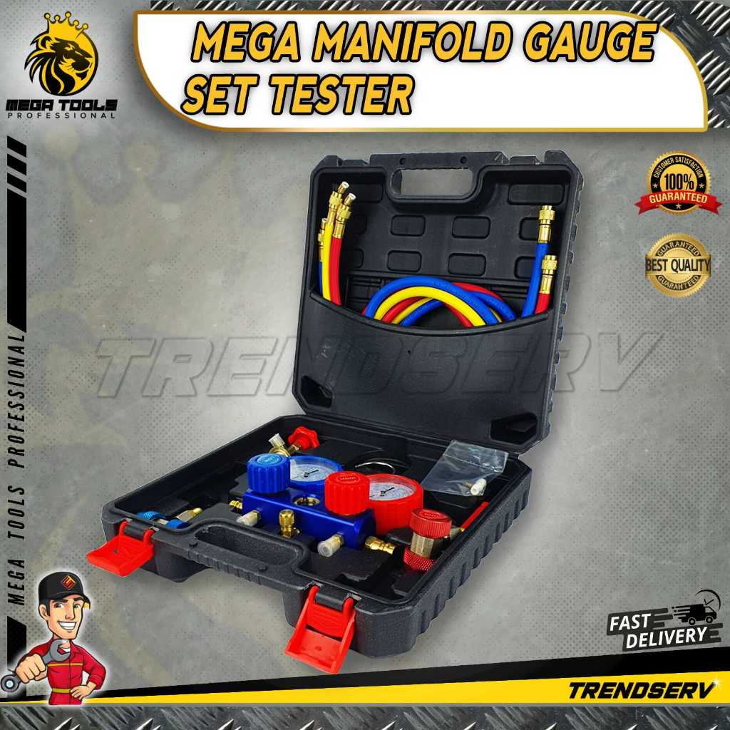 MEGA Testing Manifold Kit R134A | Shopee Singapore