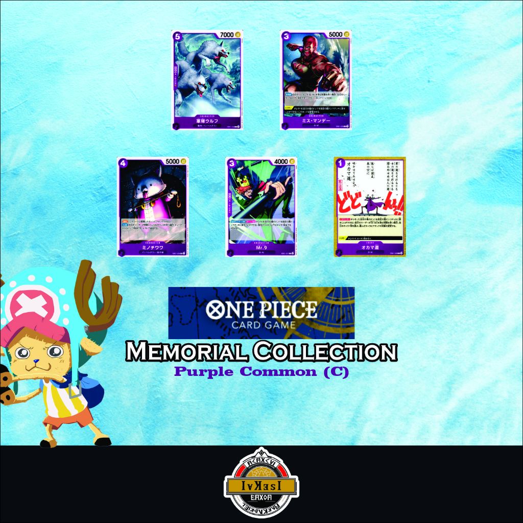 One Piece Card Game - EB-01 - Memorial Collection - Purple (C) | Shopee ...