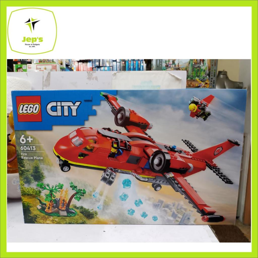 Lego City 60413 Fire Rescue Plane (2024) | Shopee Singapore