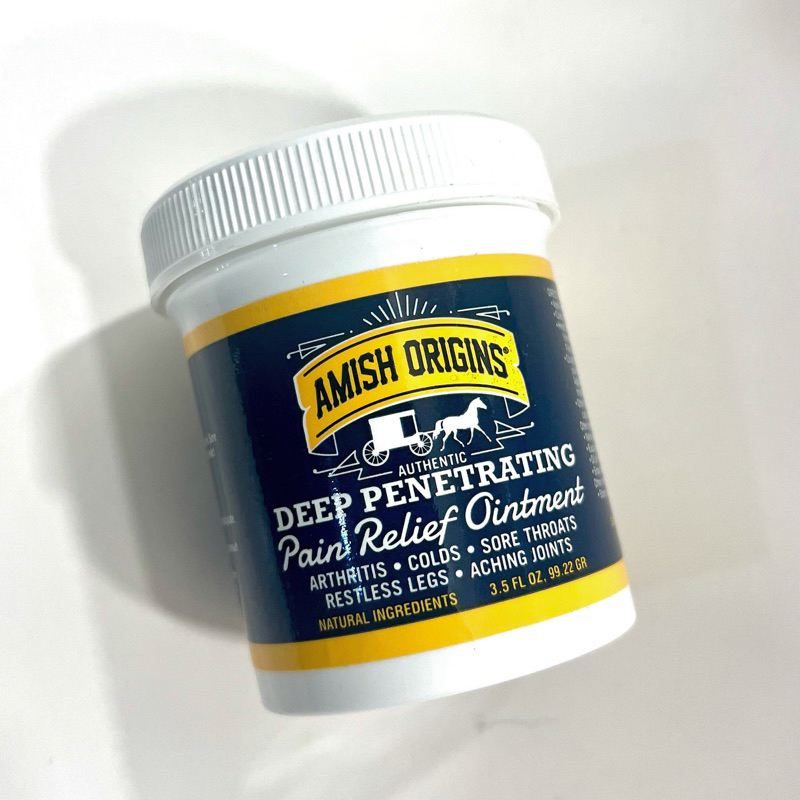 Amish Origins Authentic Deep Penetrating, Pain Reliet Ointment, 3.5 fl ...