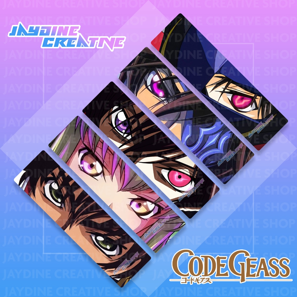Code Geass Eye Slap Sticker Indoor Outdoor Vinyl Sticker, Waterproof ...
