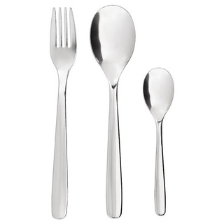 IKEA FLATWARE SET STAINLESS STEEL SPOON FORK TEASPOON | Shopee Singapore
